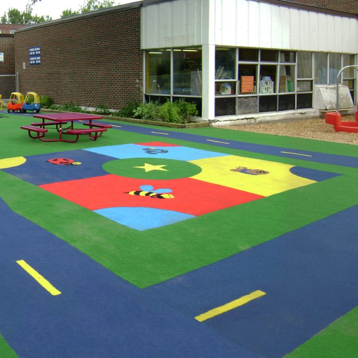 Jeu des 4 coins | Surfaces récréatives et de protection | Jeux | Atmosphäre